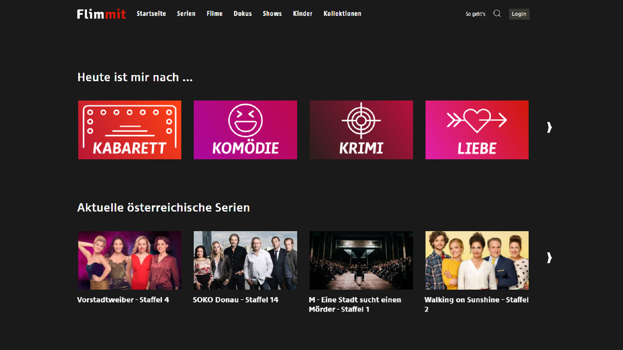 Flimmit: Relaunch mit Fokus auf österreichischen Content