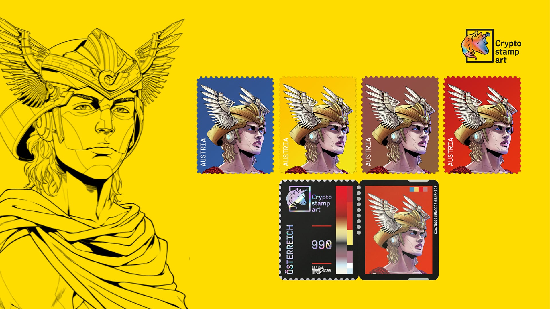 Crypto stamp art der Österreichischen Post: NFT-Philatelie mit ...