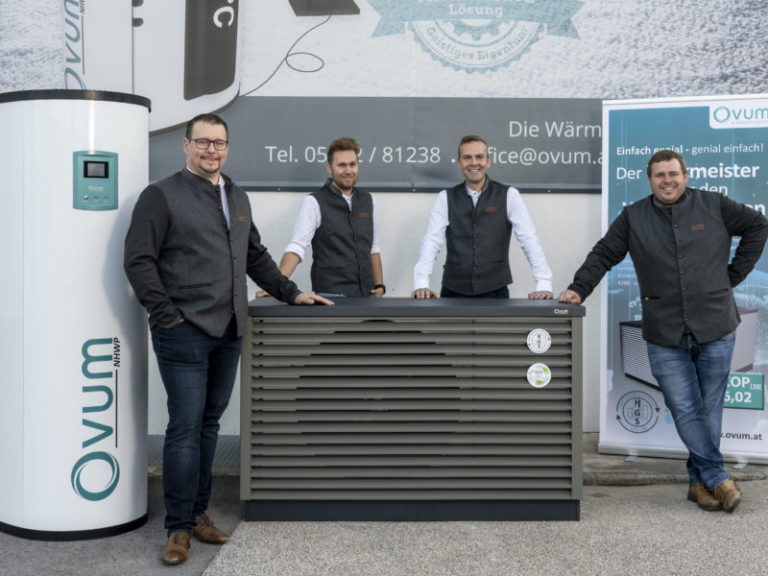 Ovum: Tiroler Startup will mit Energie-effizienten Wärmepumpen punkten