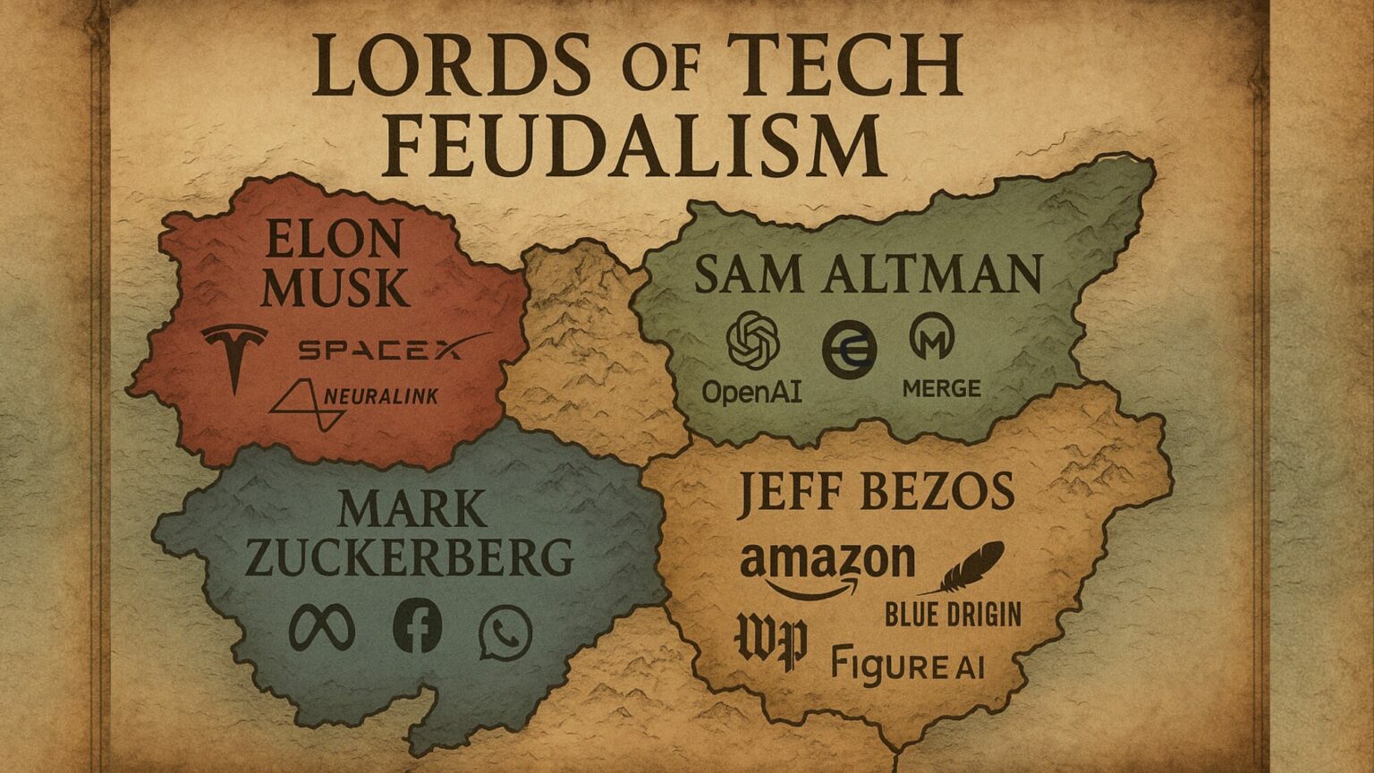Die Lords des Tech-Feudalismus – Musk vs. Altman vs. Zuckerberg vs. Bezos