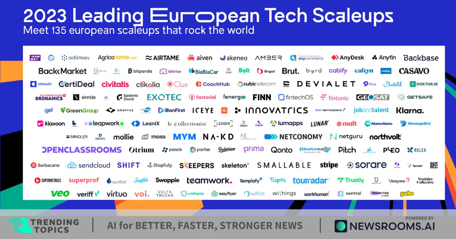 5 österreichische Firmen unter den "Leading European Tech Scale-ups 2023"