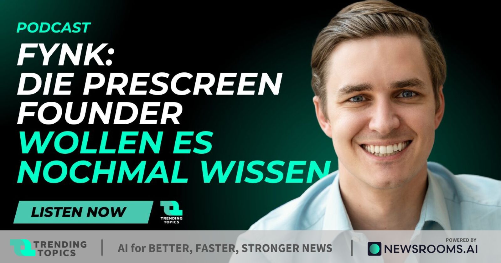 fynk: Das neue Startup der Prescreen-Gründer - feat CEO Constantin Wintoniak
